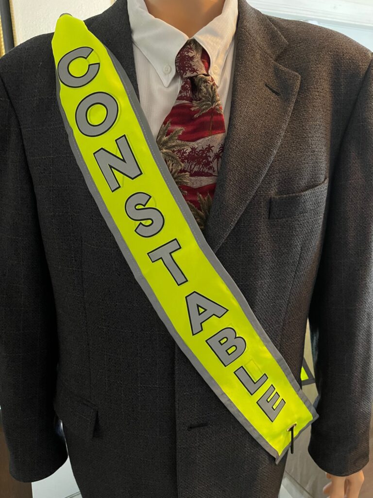 CONSTABLE - Green Safety Banner - DSM SAFETY PRODUCTS